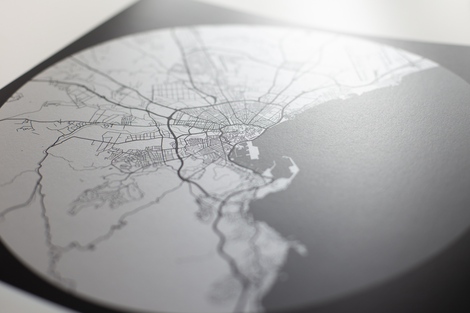 Personalisierte Stadtkarten als hochwertiges Poster | locr